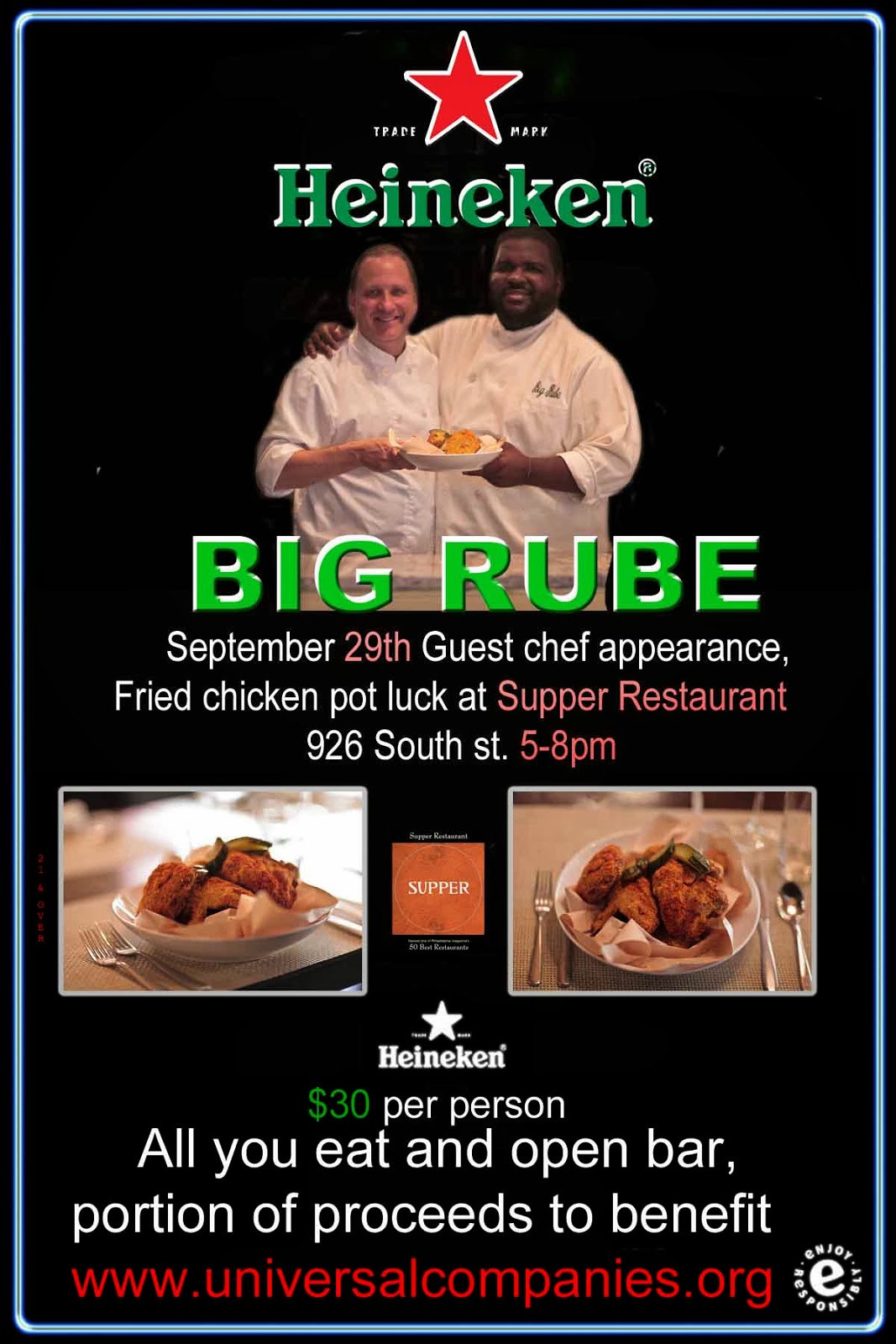 Street Gazing: Big Rube September 29th Guest chef appearance, Fried ...