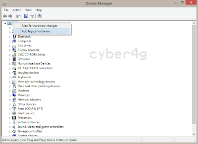 Cara Install Microsoft Loopback Adapter Pada Windows | Cyber4G Blog