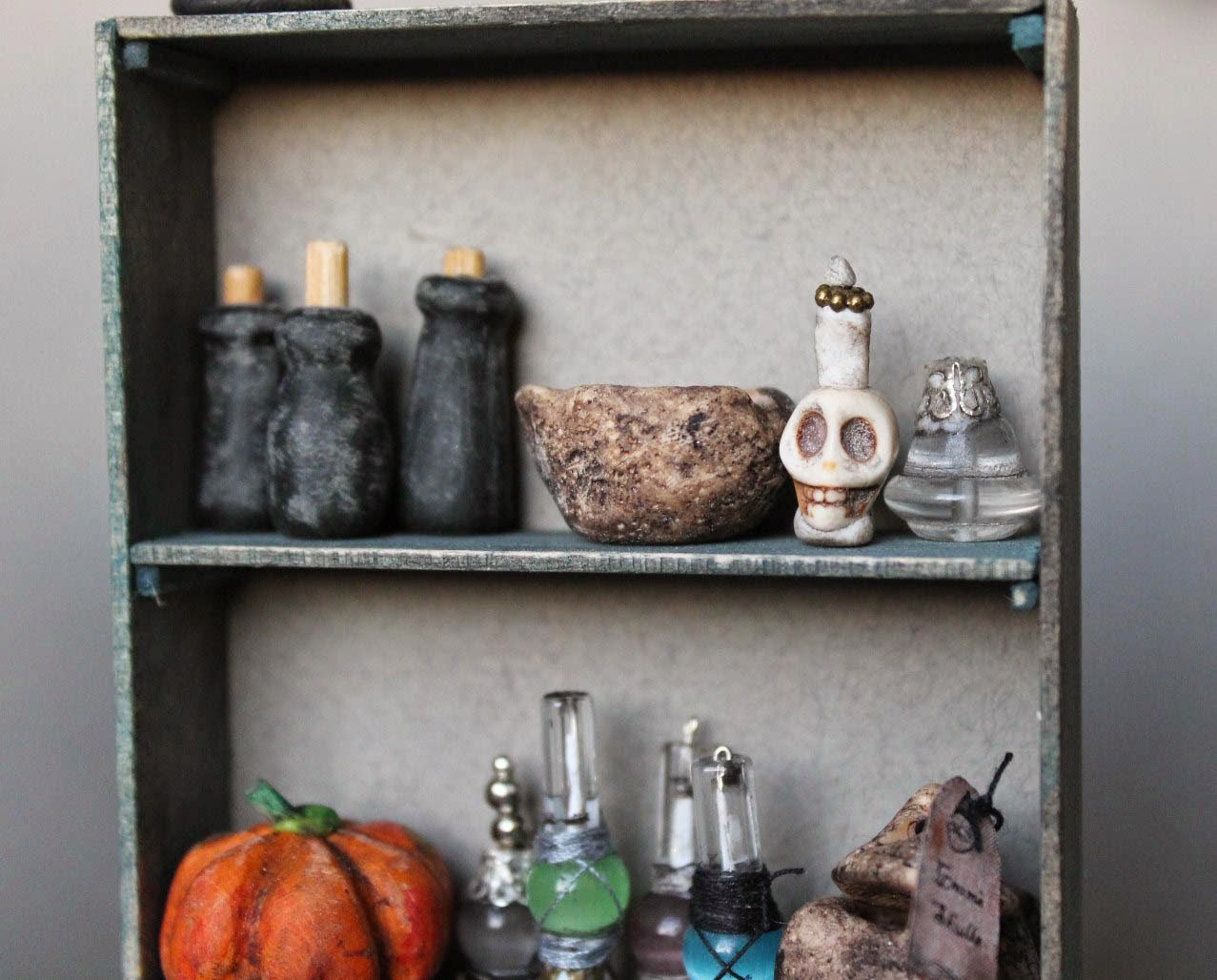 Julia Moiseenko HANDMADE: Ведьмин стеллаж / Halloween Witch Rack