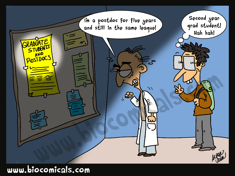 Biocomicals: Postdocs: Are they post post graduate students?