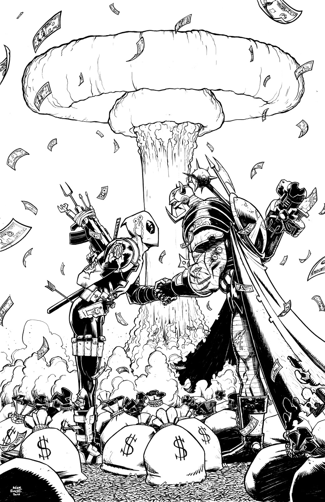 Nick Roche Is A Bad Man: CURRENT COMIC COVER SAMPLES