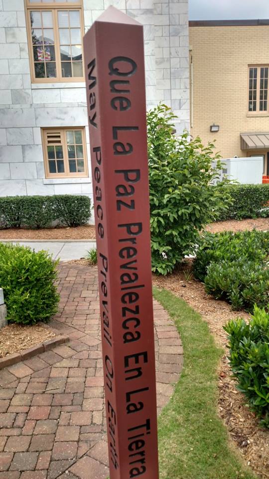 Rotary District 6910 Rotations: PEACE POLE UNVEILED IN CANTON ROTARY PARK