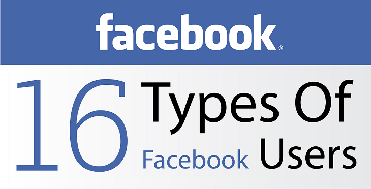 16 Types Of Facebook Users [Infographic] - Visualistan