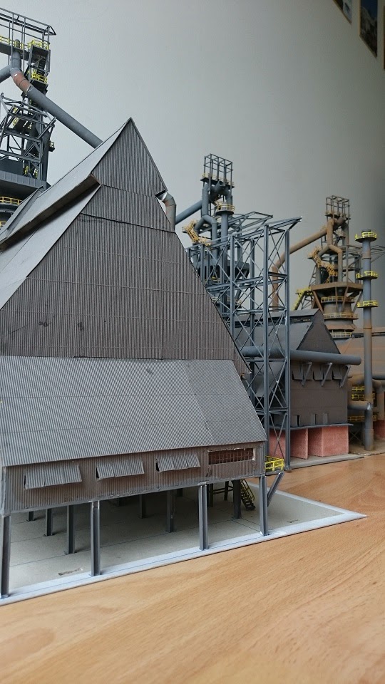 Custom N scale Steel mill | Model Train Forum