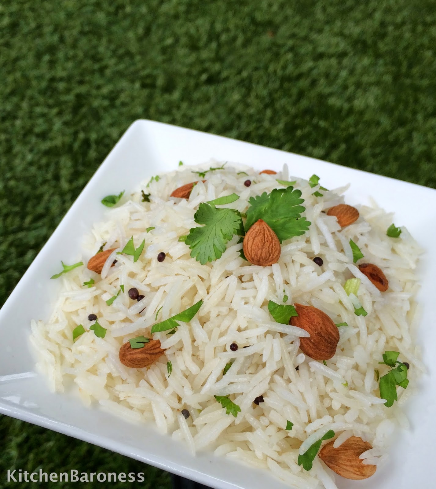KitchenBaroness: Lightly Flavoured Basmati Rice