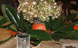Cheryl's 2 Cents' Worth: Fall Tablescape Using Magnolia and Spray ...