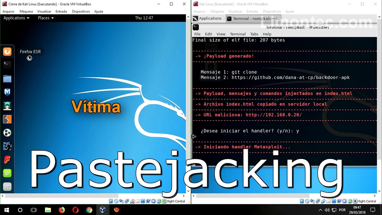 Pastejacking - hackeando ctrl+c ctrl+v | Limon Tec