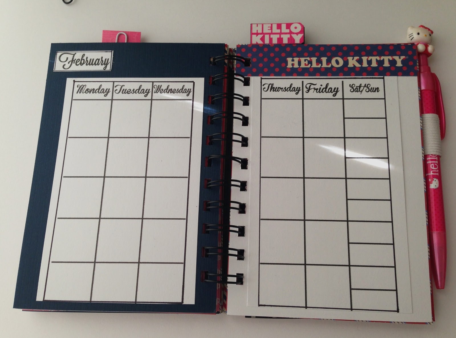 Craft Room Secrets: DIY Hello Kitty planner