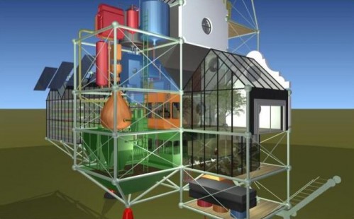 Futuristic Farm House Sustainable Technology Design | seatingmodel