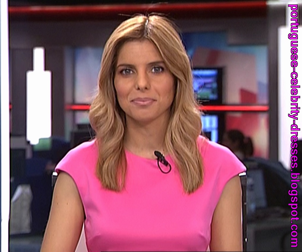 PORTUGUESE CELEBRITY DRESSES: RITA RODRIGUES - "JDU" - 11-6-2016