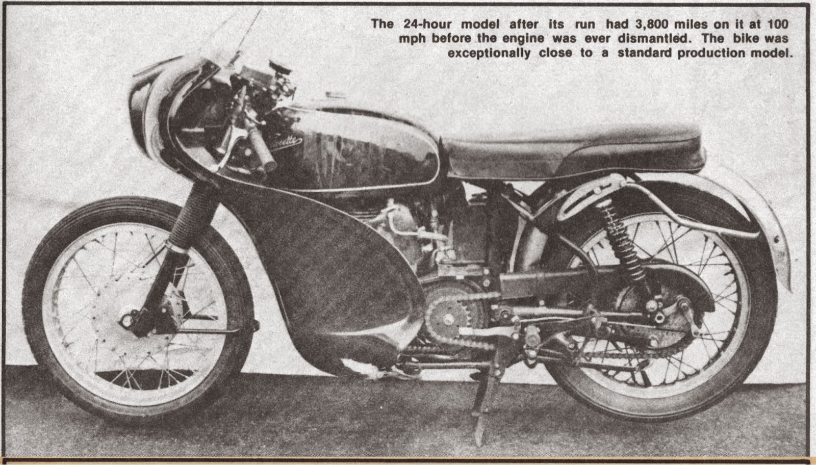 Progress is fine, but it's gone on for too long.: Velocette 24 hour record