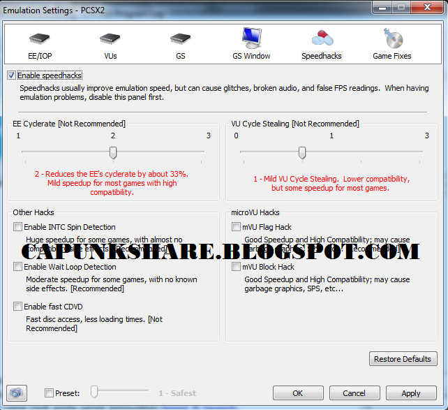 Cara simpel mempercepat emulator PCSX2 - CAH LOMBOK