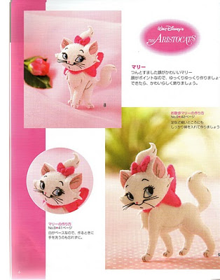 Gatinha Marie com molde