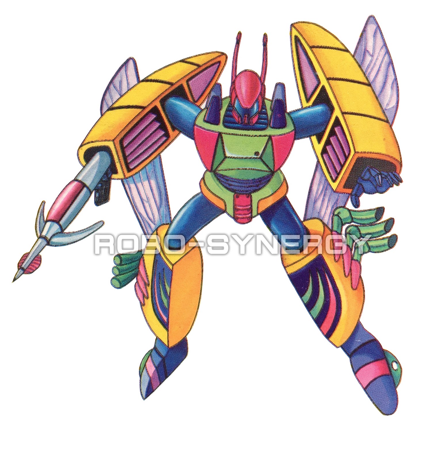 ROBO-SYNERGY: FIGHTING INSECTS - TOY ARTWORK