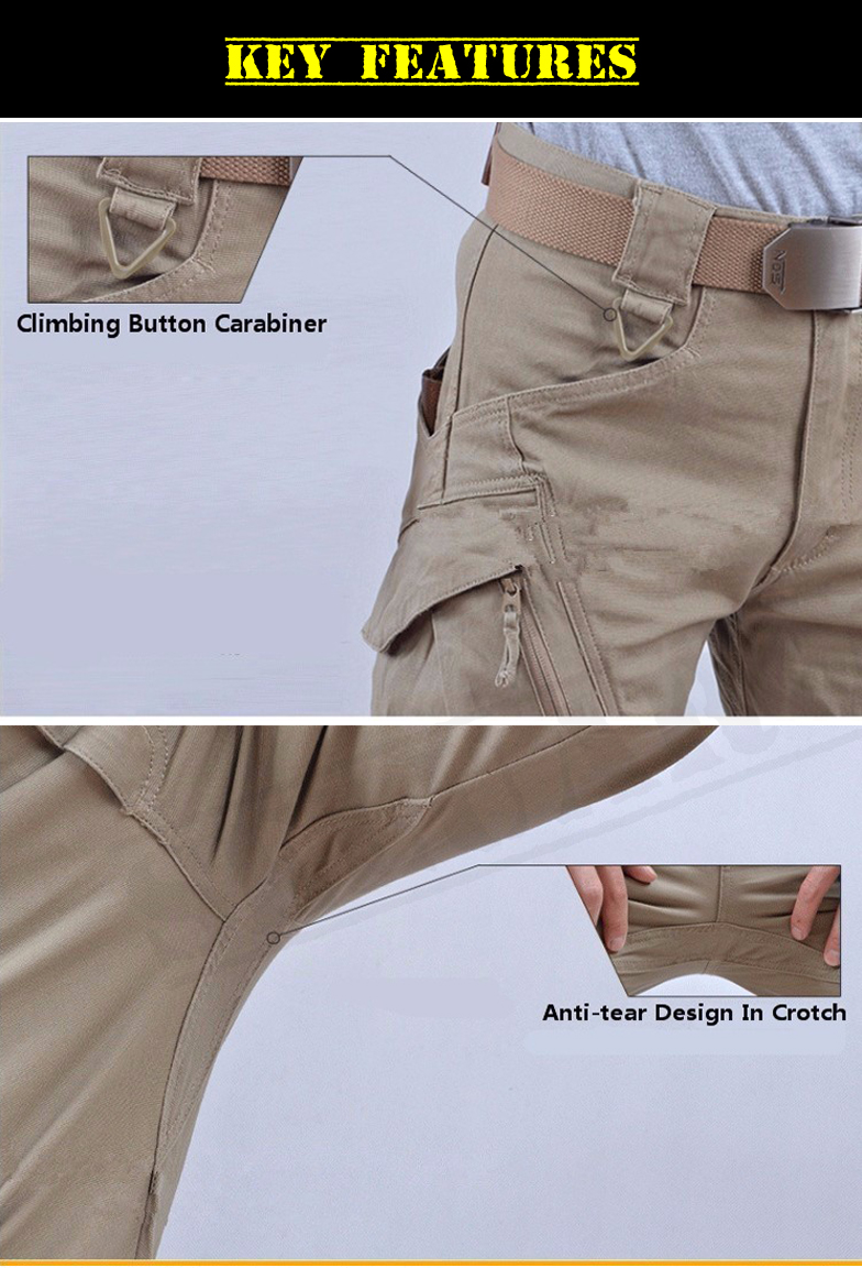 Seluar Outdoor: IX9 Urban Tactical Pants (Military, Cargo Pants) - RM150