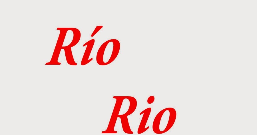 Consultas Ortográficas : Río Rio