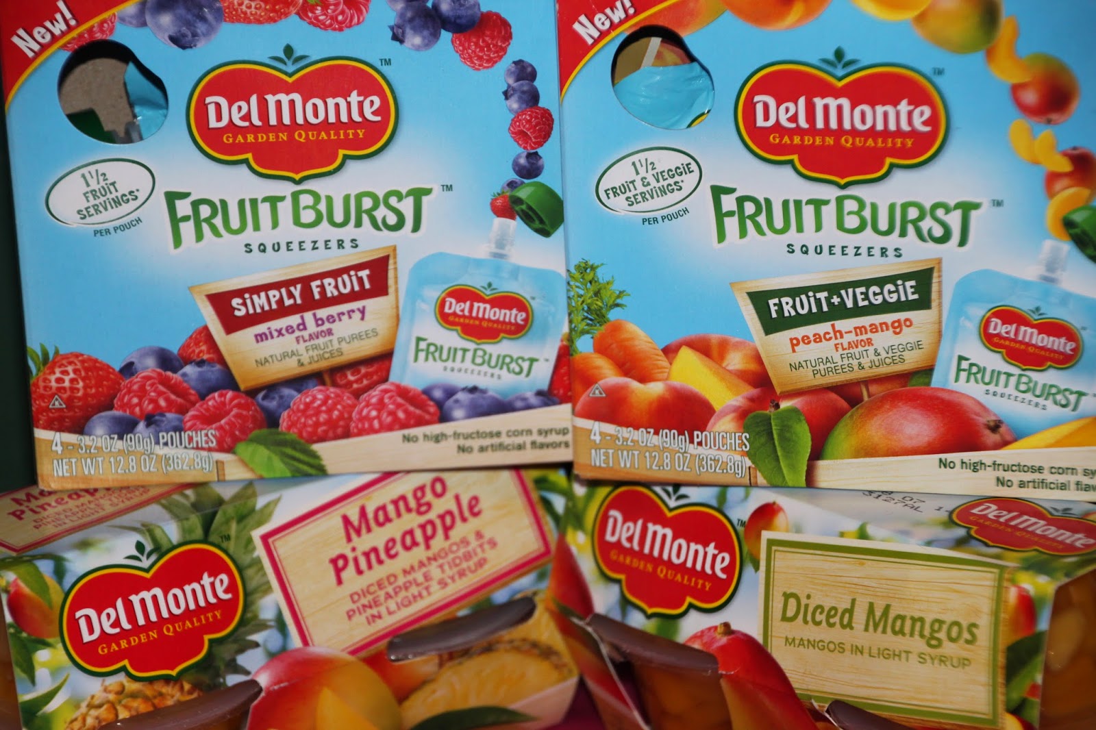 Susan's Disney Family: Del Monte Fruit Burst® Squeezers and Mango ...