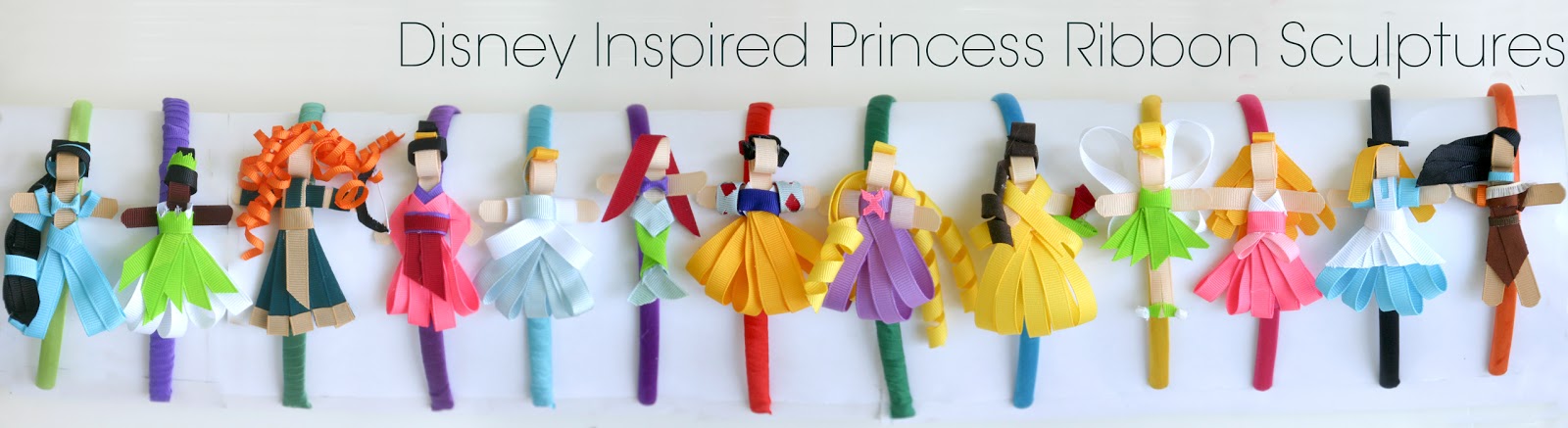 Grosgrain: Disney Princess Inspired Ribbon Sculpture Patterns!