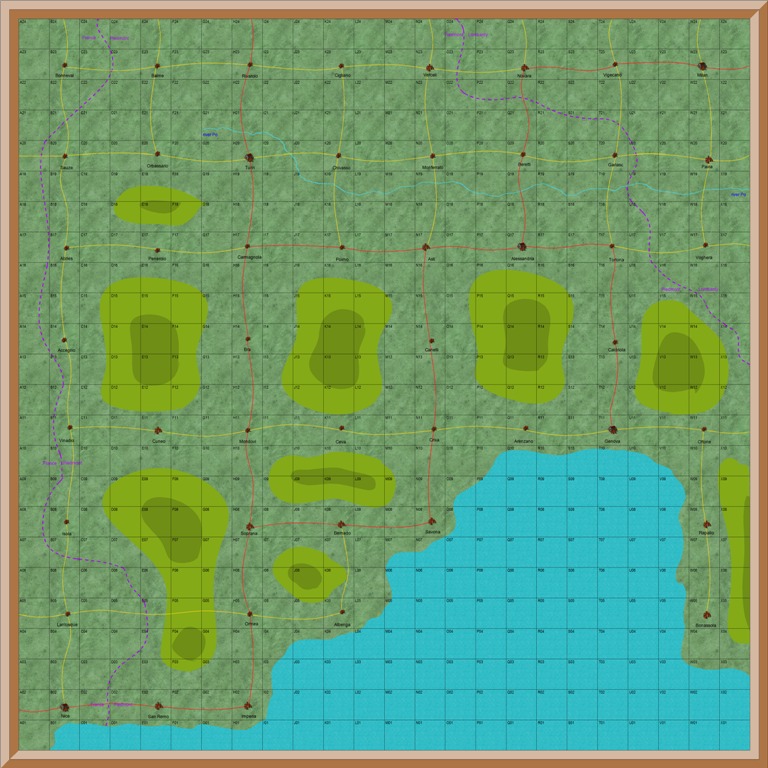 napoleonic wargaming: Maps for Campaigns of Napoleon