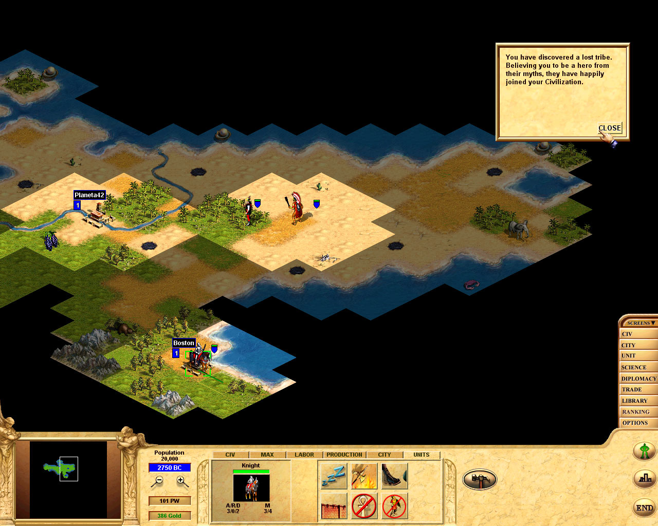 The Best Games Ever: Civilization: Call to Power - Screenshots Walthrough
