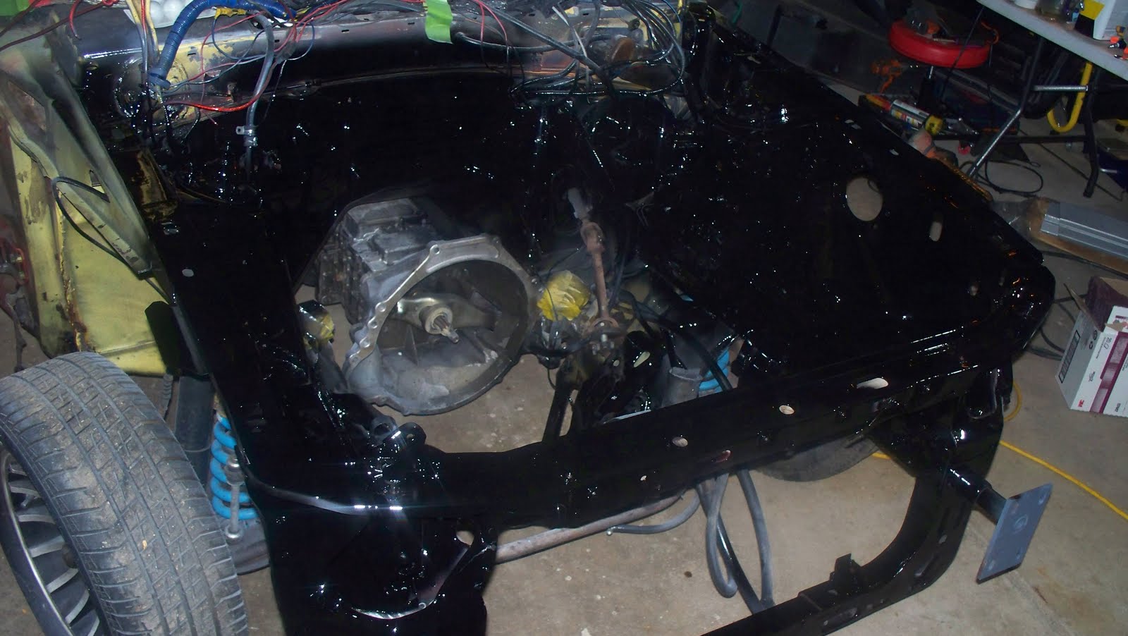 Fox Body Mustang Restoration: Painting Engine Compartment