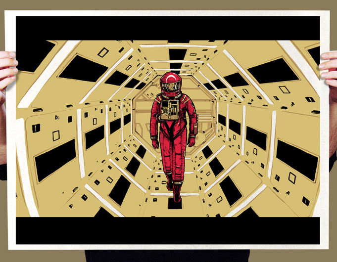 PoP-ArT Emporium: Godmachine's "Hello Dave" 2001: A Space Odyssey Print