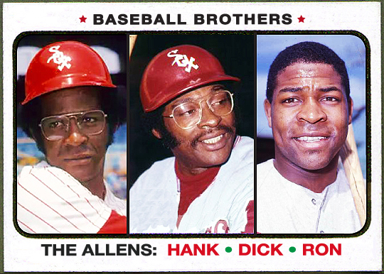 WHEN TOPPS HAD (BASE)BALLS!: BASEBALL BROTHERS- DICK, HANK AND RON ALLEN