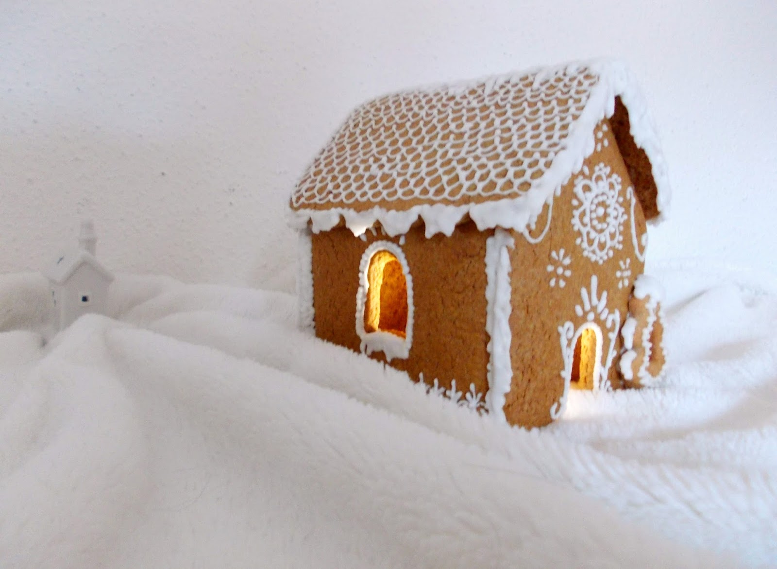 Chachou à la crème: Maison de Noël en pain d'épices