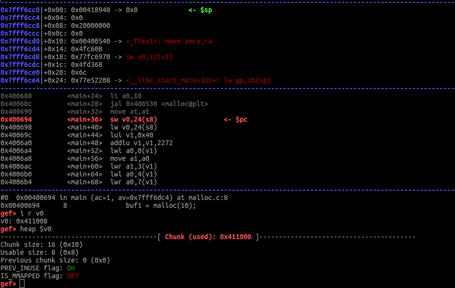 Gef Multi Architecture Gdb Enhanced Features For Exploiters And Reverse Engineers
