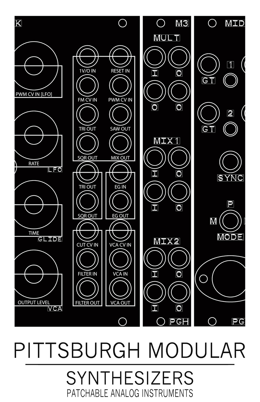 MATRIXSYNTH: Pittsburgh Modular Posters
