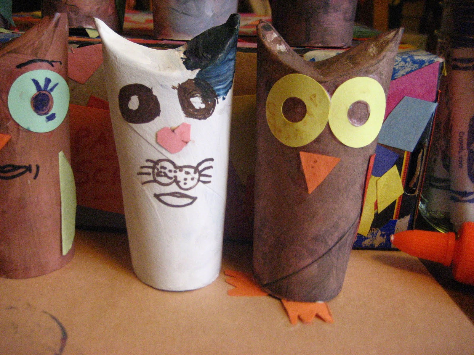 Kira's Crafty Life Blog: Art Lesson with Older Kids: Toilet Paper Tube ...