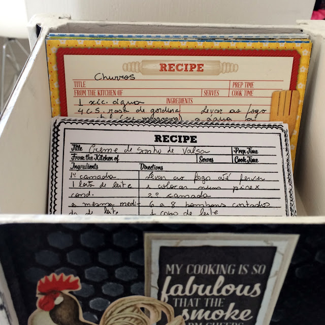 The BoBunny Blog: Altered 3D Recipe Box featuring Family Recipes- with ...