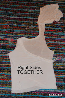 Beth Being Crafty: Crossover Wrap Top Tutorial