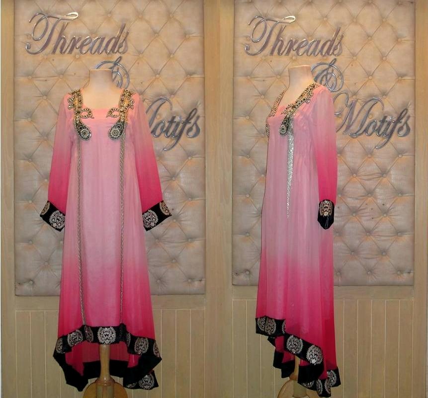 Latest Wedding Wear Dresses 2012 For Womens By Thread And Motifs ...