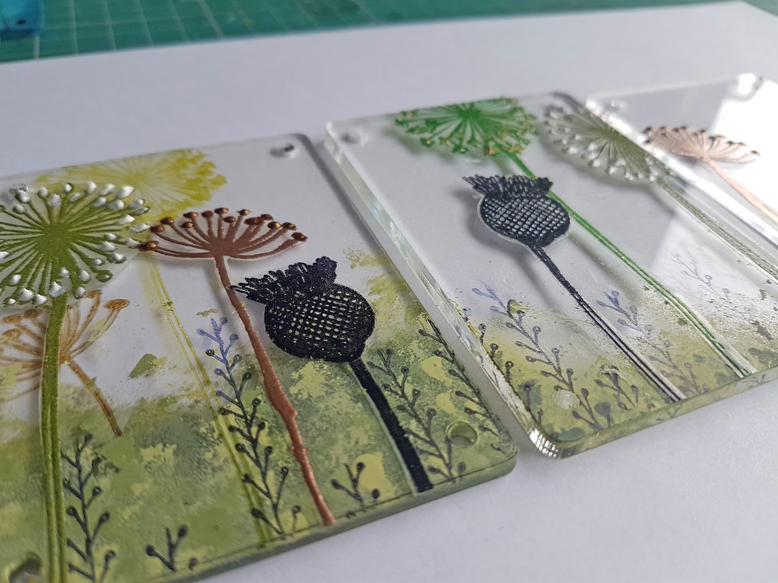 Craft Stamper Magazine: Wild flower meadow ATC