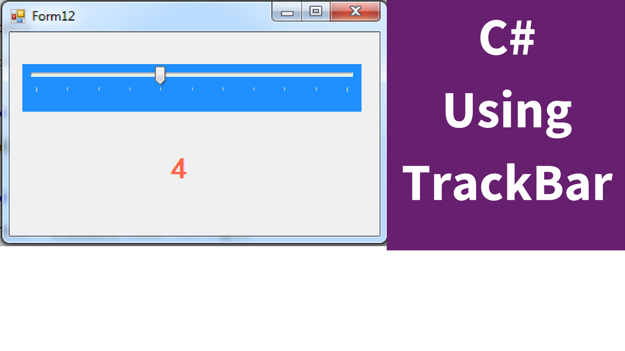 C Trackbar C Java Php Programming Source Code