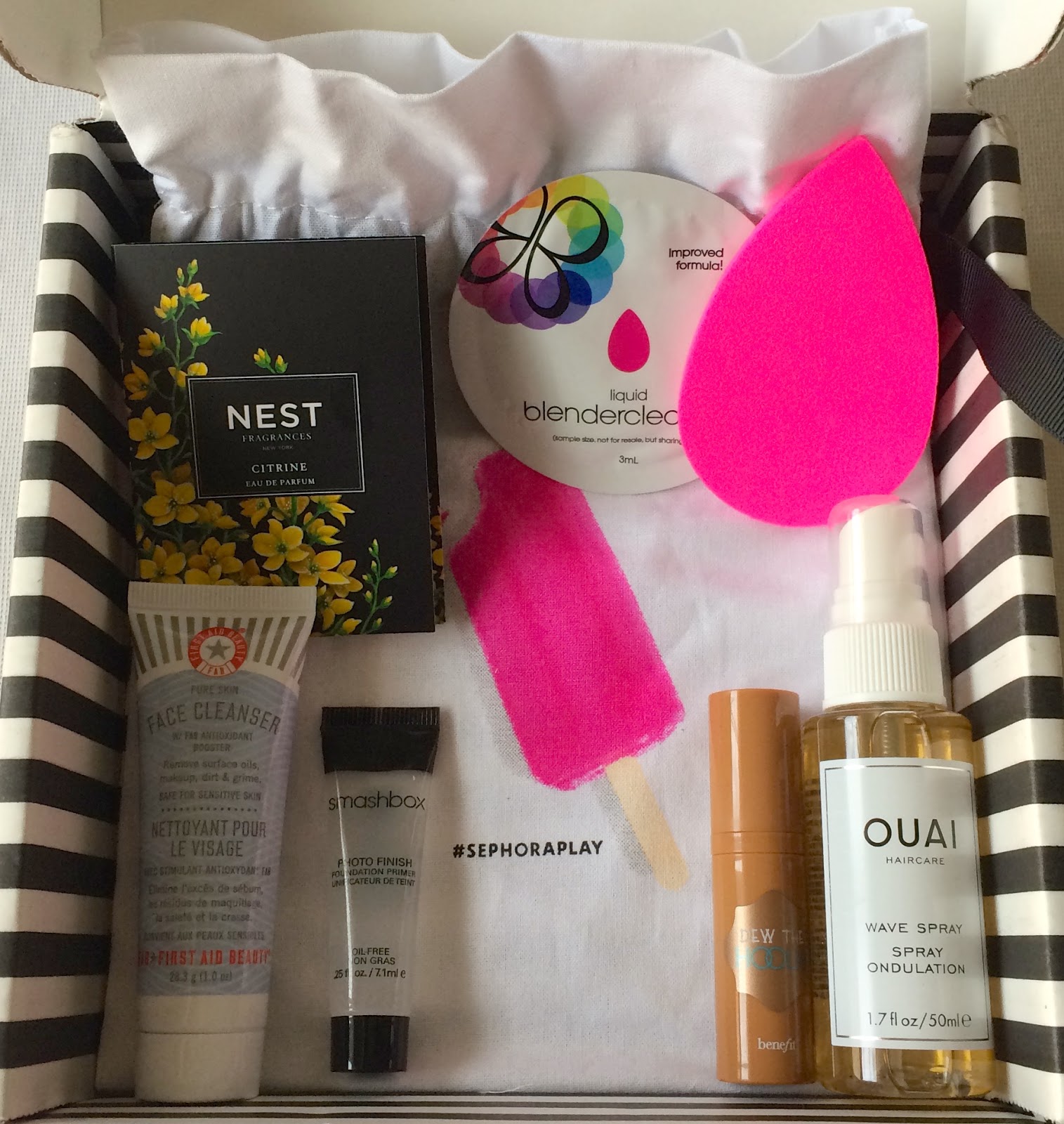 Play! by Sephora Subscription Box Review - July 2016 - Blue Skies for ...