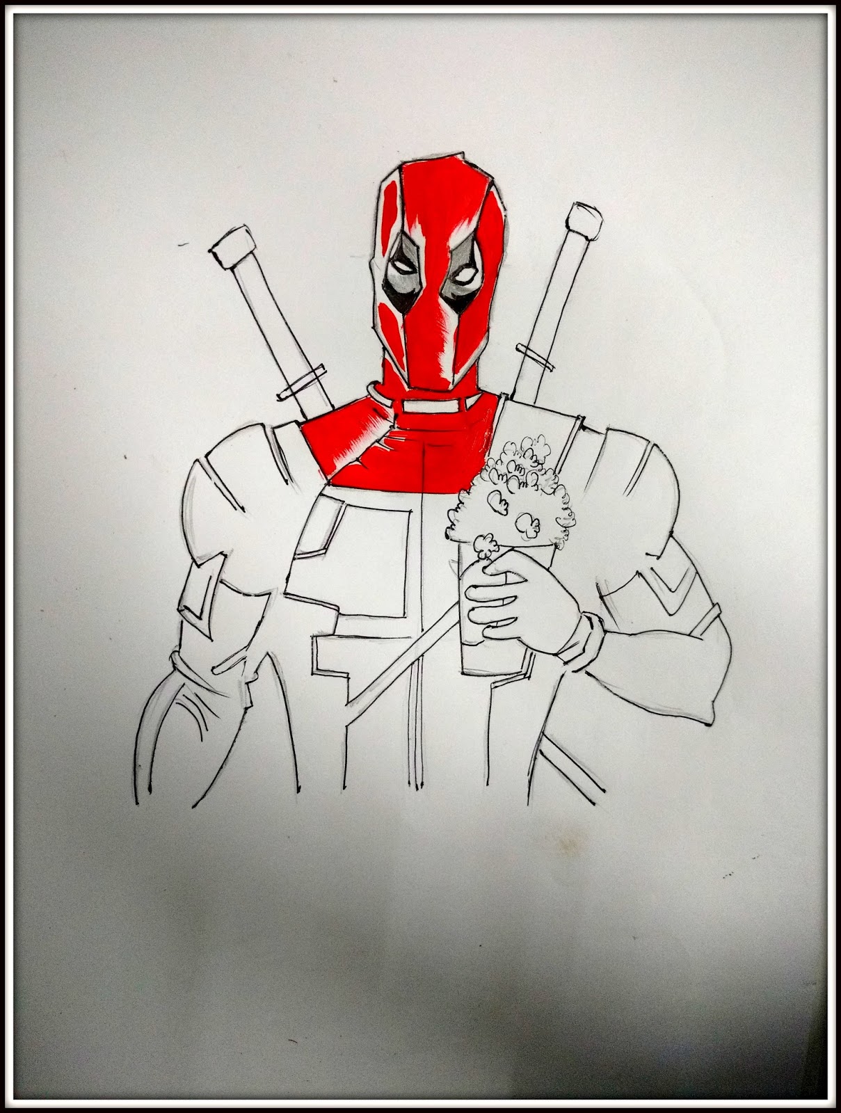 How to Draw Deadpool Easy Step by Step Drawing lesson - ProArt By Satyam