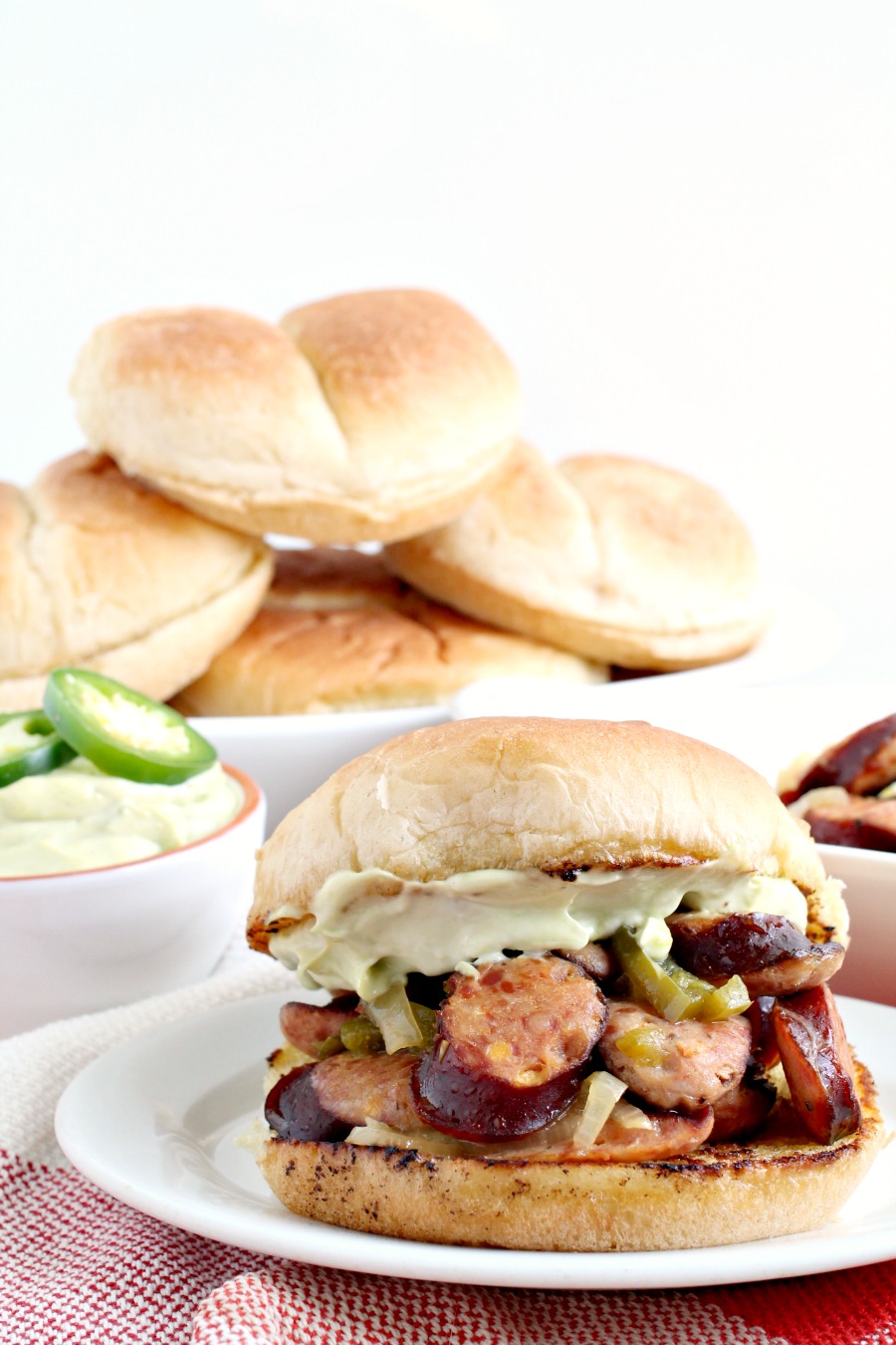 Frugal Foodie Mama: Slow Cooker Jalapeno & Beer Cheddarwurst Sandwiches