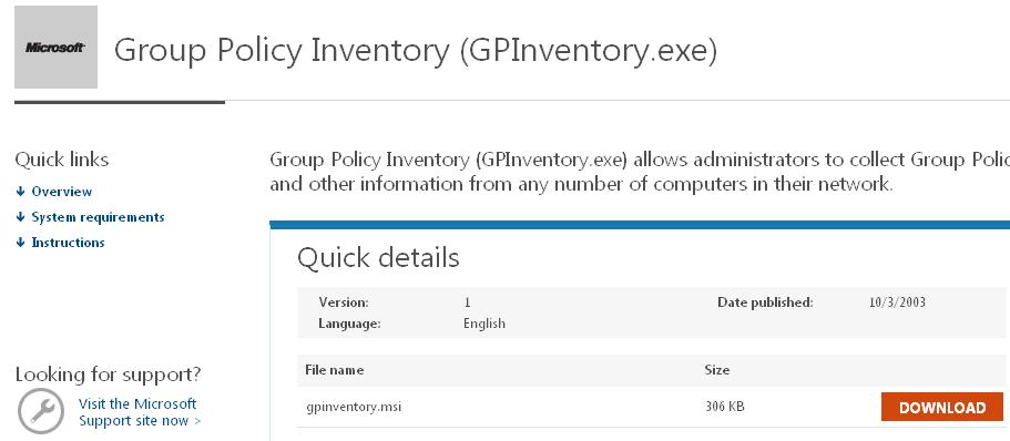 Gonsystem: Consultas AD - GPInventory