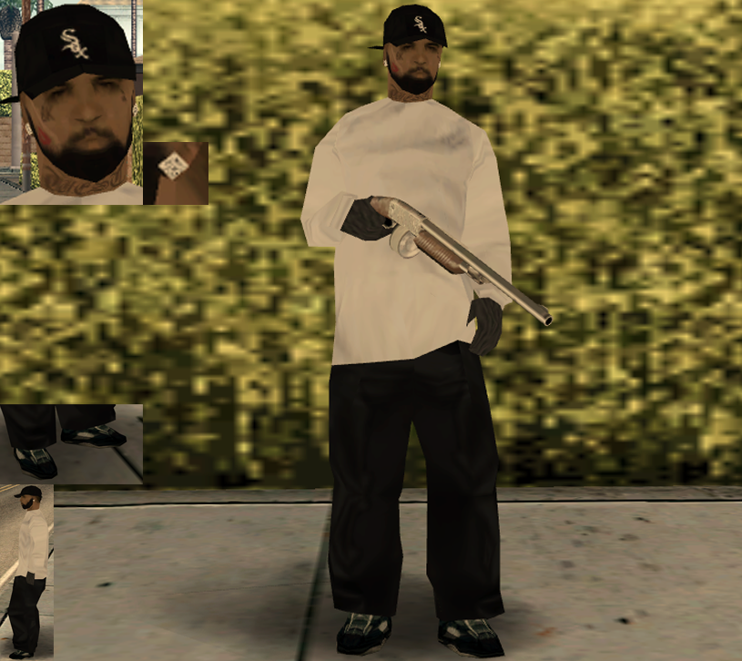 GTA SA LowPoly Mods: Pack de skins Latinos
