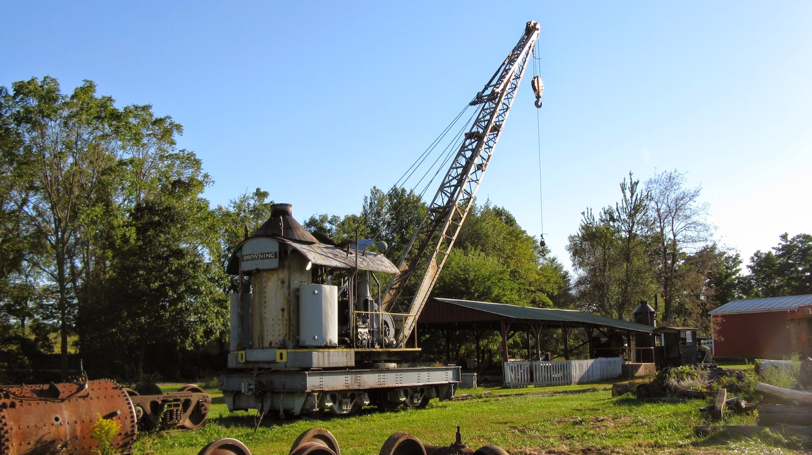 Eddie's Rail Fan Page: Preserved / operational railroad steam crane on ...