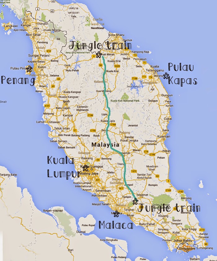 Treinta y cinco grullas: Malasia