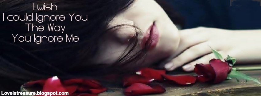 Love is Treasure: facebook covers | Alone sad girl facebook cover | sad ...