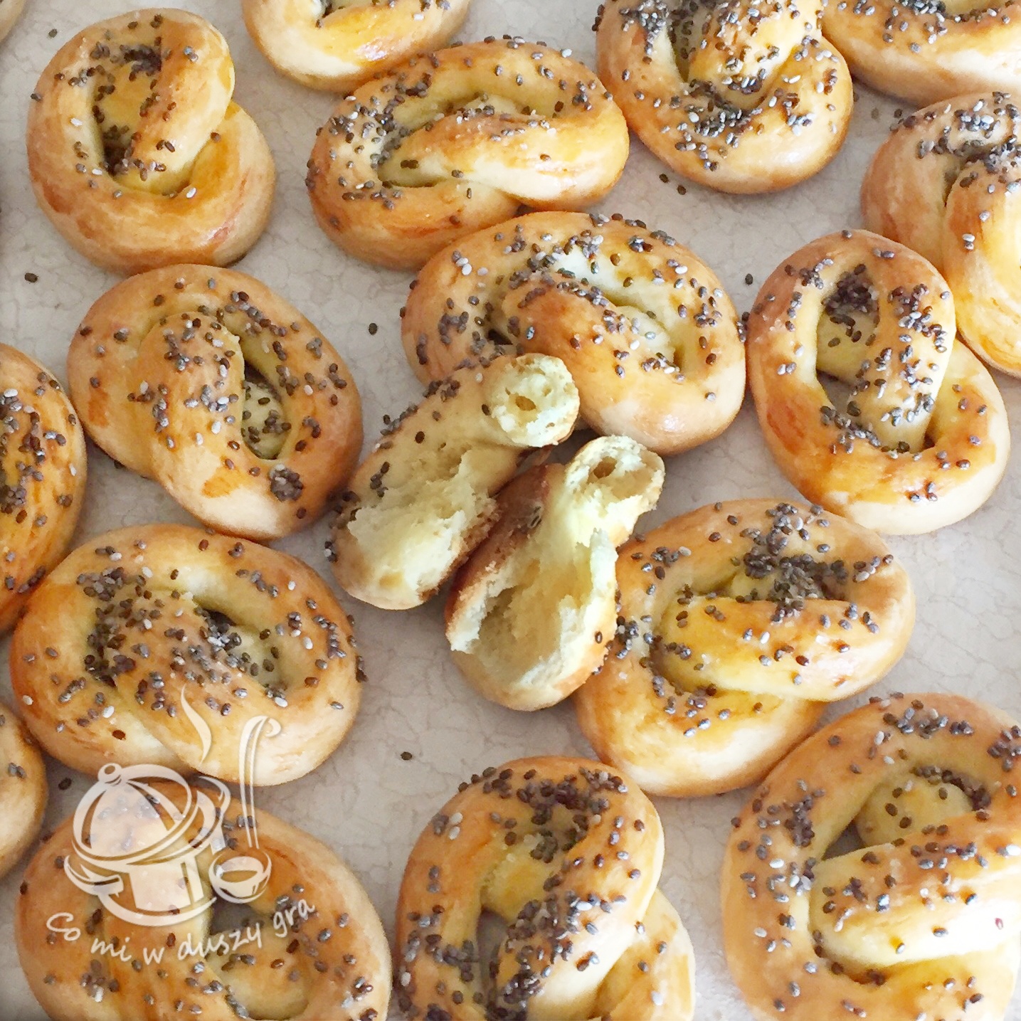 CO MI W DUSZY GRA: PRECELKI WYTRAWNE Z MAKIEM LUB NASIONAMI CHIA