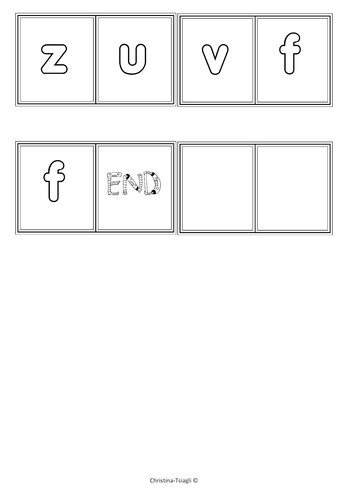 I,Teacher: Alphabet games: Printable Dominoes