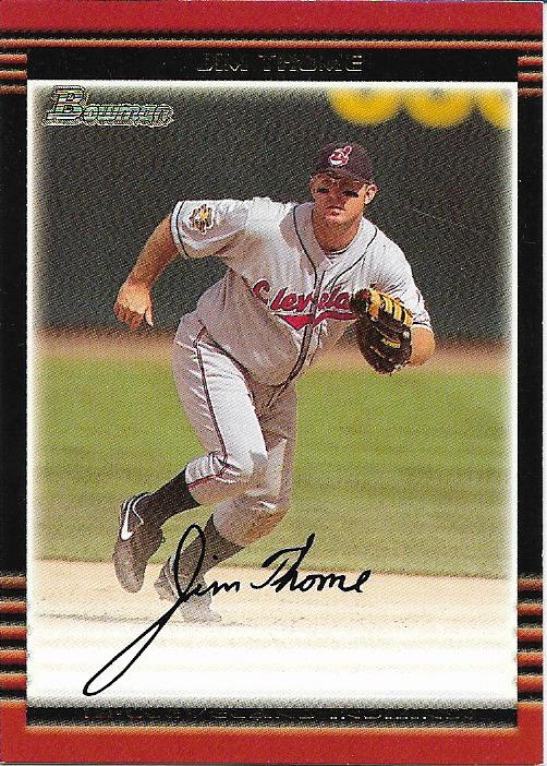 My PCs--one card at a time: Jim Thome card #279 2002 Bowman #50