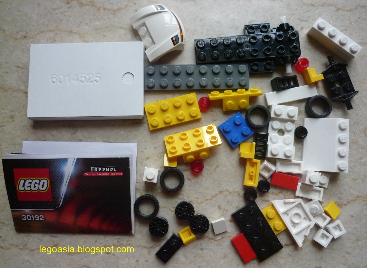 Lego Asia: Lego 30192 Ferrari Shell F40 (No.4) Review