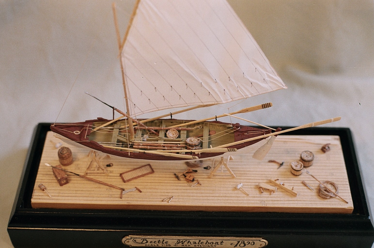 Model Ship Miniatures In Wood -The Stewart Collection: Miniature Ship ...