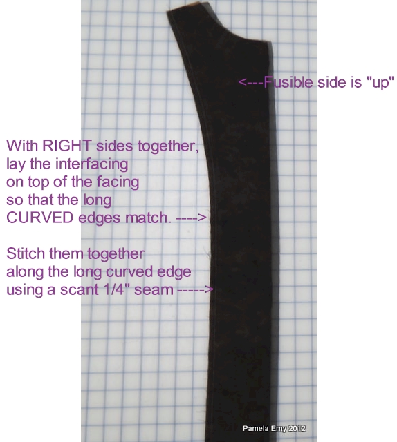 Off The Cuff ~Sewing Style~: TUTORIAL-- Professional Wrapped-Edge Facing